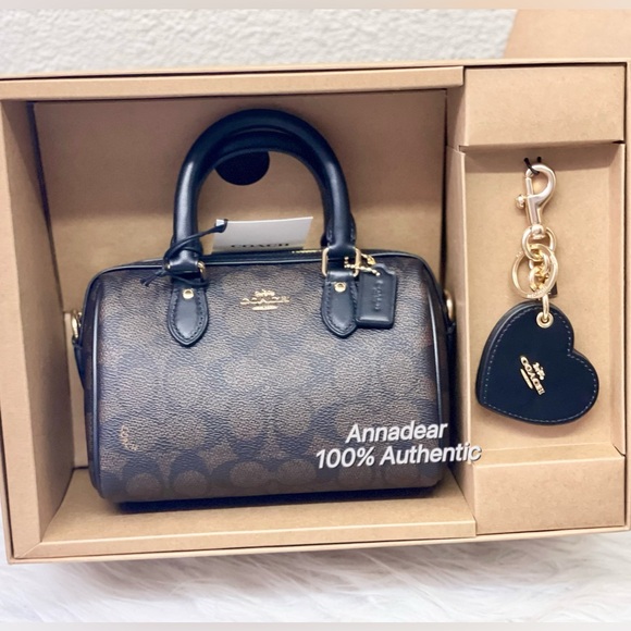 Coach | Bags | Coach Boxed Mini Rowan Crossbody Bag And Mirror Bag ...